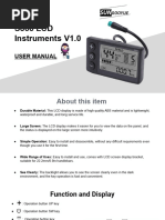 s866 LCD Instruments v1 0 Operating Manual | PDF | Liquid Crystal ...
