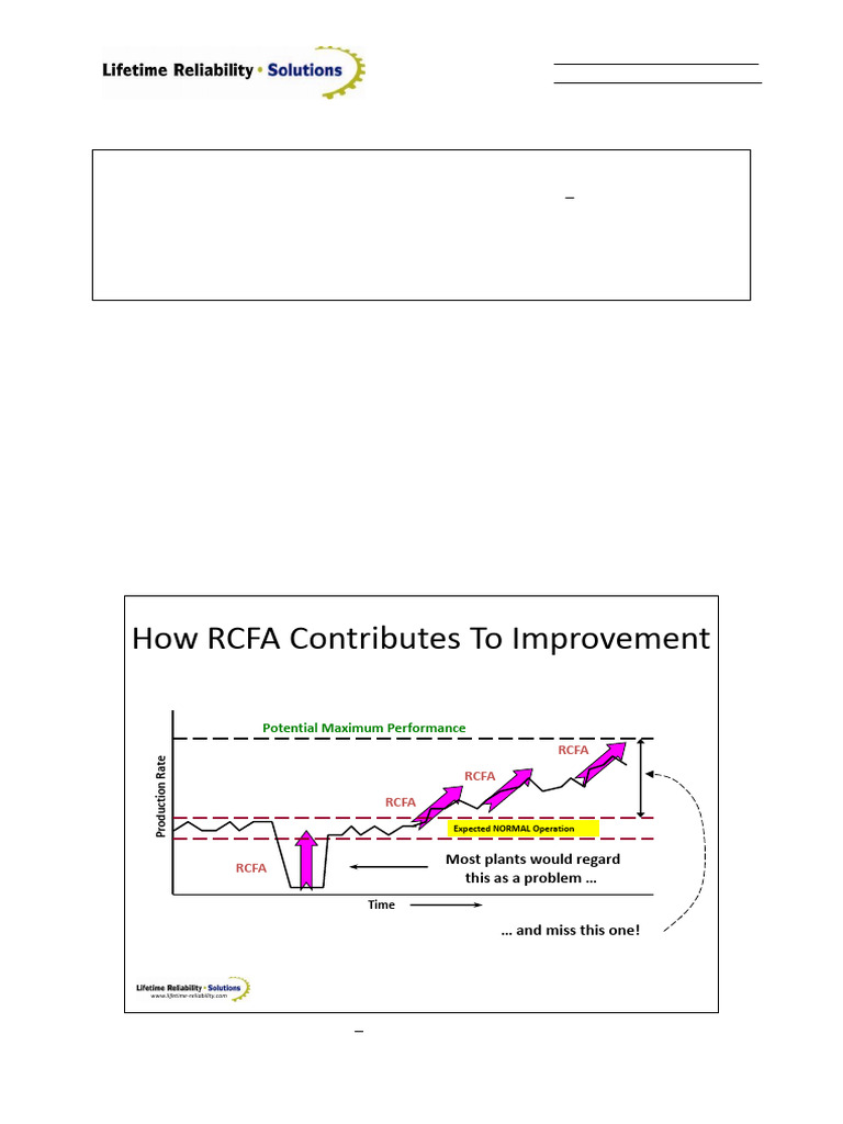 How To Make RCFA A Successful Business Improvement | PDF | Reliability Engineering