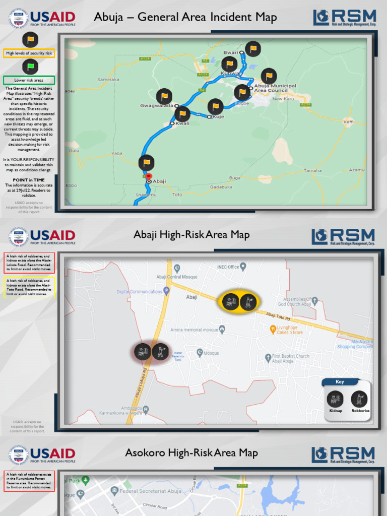 Abuja General Area Incident Map | PDF