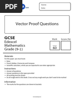 Vectors and Geometric Proof (H) - Edexcel GCSE Maths | PDF | Geometry ...