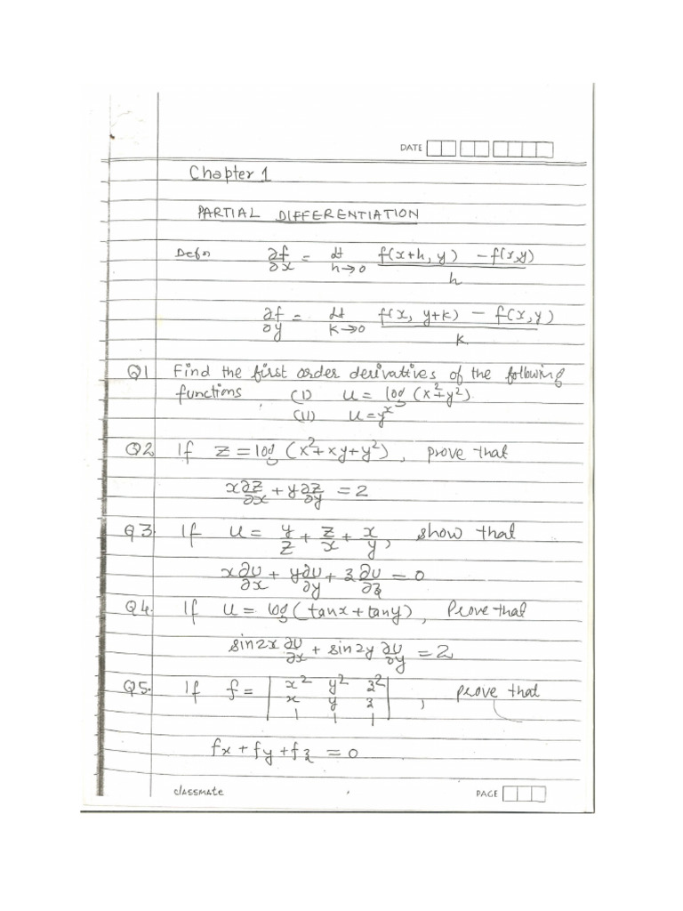 Partial Diff | PDF