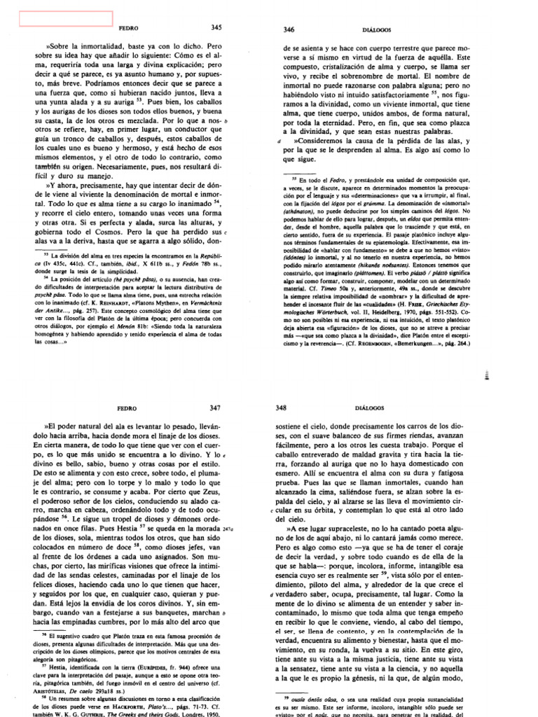 Platon - Seleccion Del Fedro | PDF | Platón | Conocimiento
