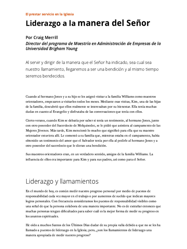 Líder Cristiano | PDF | Liderazgo | Amor