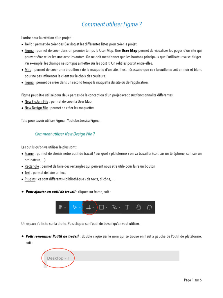 Guide d'utilisation de Figma | PDF | Bouton (informatique) | Logiciel