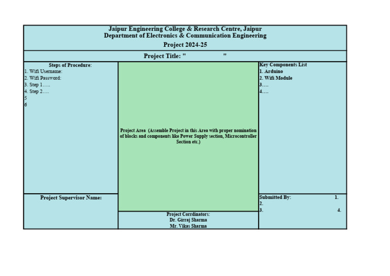 Project Submission Layout | PDF