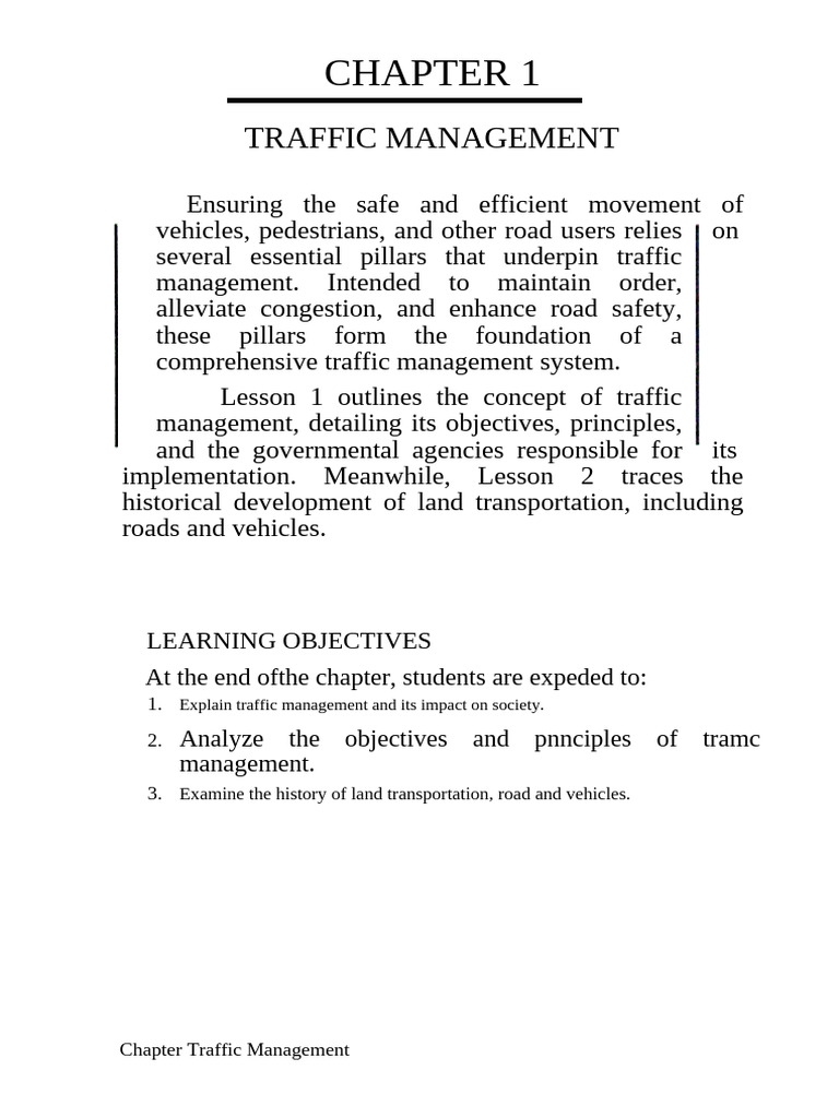 Traffic Management and Accident Investigation With Defensive Driving ...