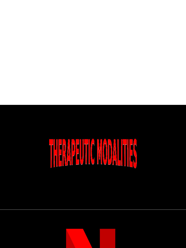 Therapeutic-Modalities Powerpoint Presentation | PDF | Punishments ...