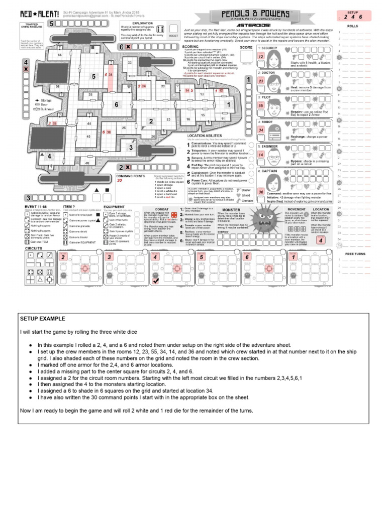 PNP - RA1 - Asteroids - Setup | PDF
