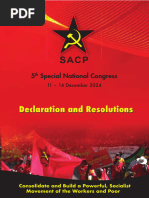 SACP Constitution As Amended by The 15th National Congress July | PDF ...