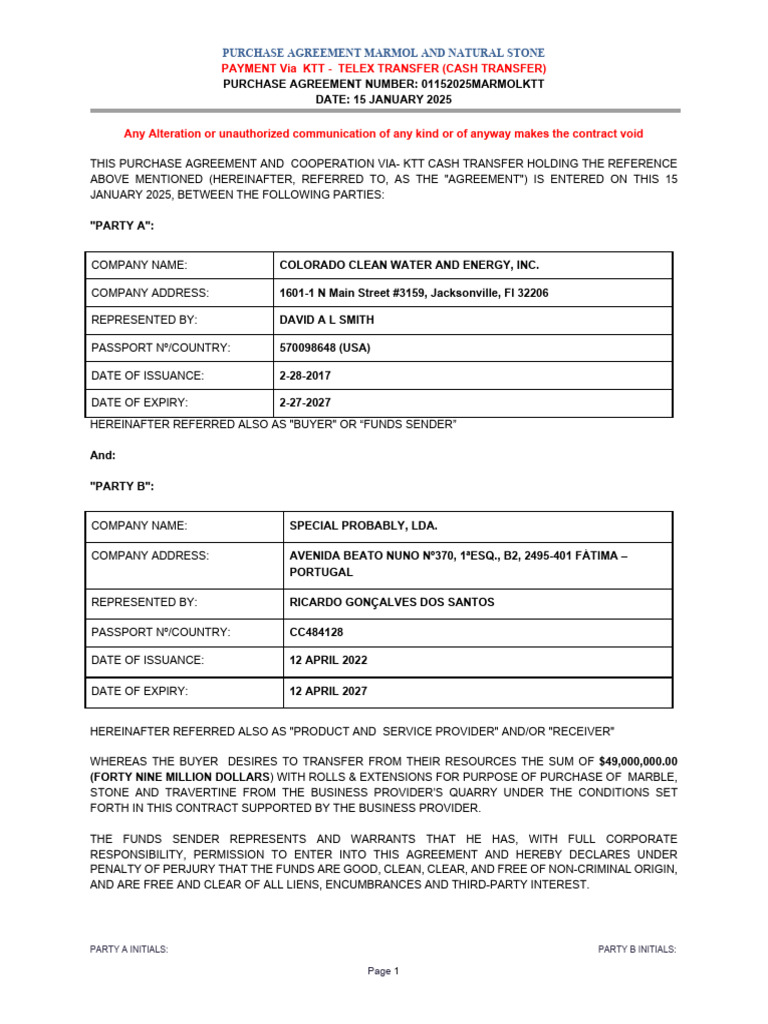 DOA - Purchase Agreement - 0123-DP-2025 - DOA For Marbel Purchase ...