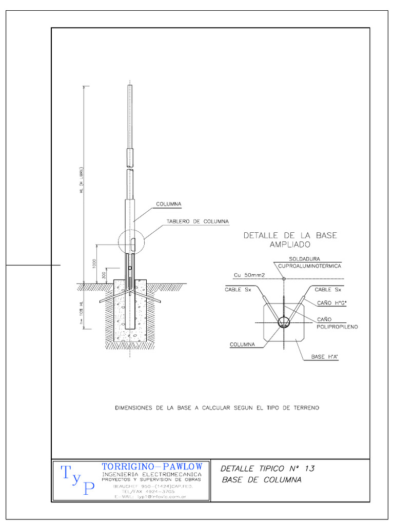 Detalle Típico DT-13 | PDF