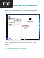 Office 2021 Activation | PDF