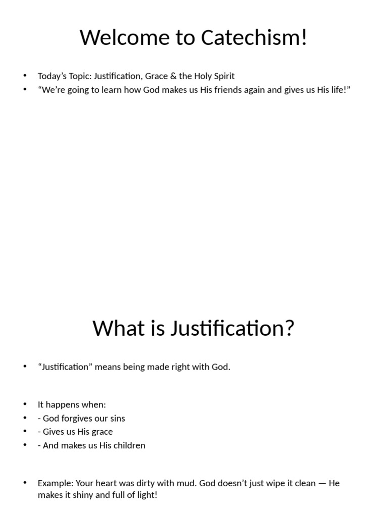 Understanding Justification and Grace | PDF | Grace In Christianity ...