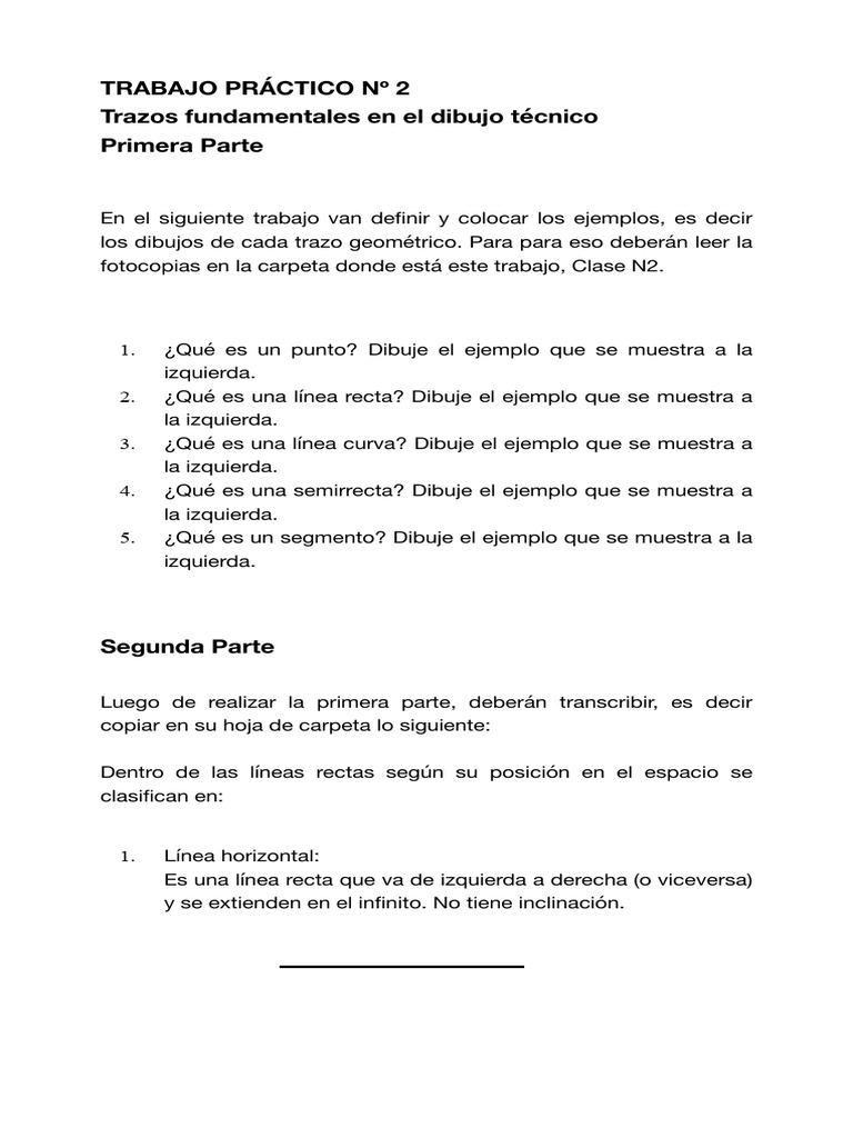 Trazos Geométricos en Dibujo Técnico | PDF