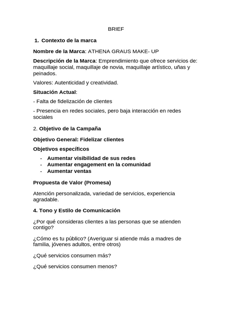 Brief Make | PDF