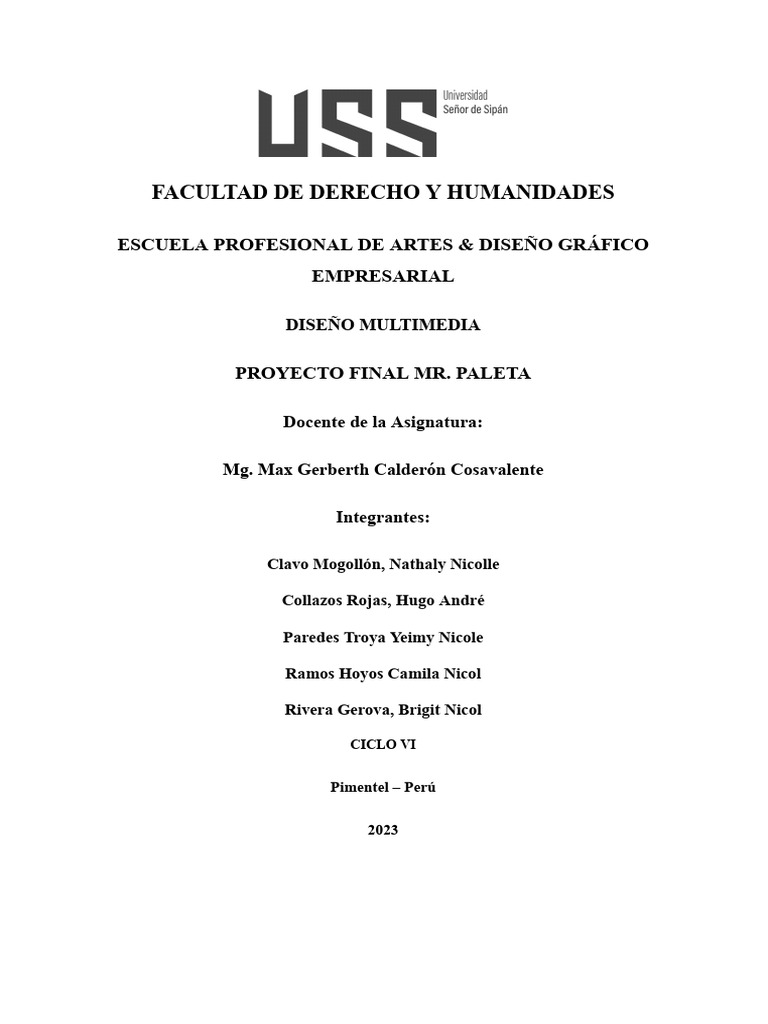 Grupo - 06 - MR Paleta - PAF | PDF | Marca | Mercado (economía)