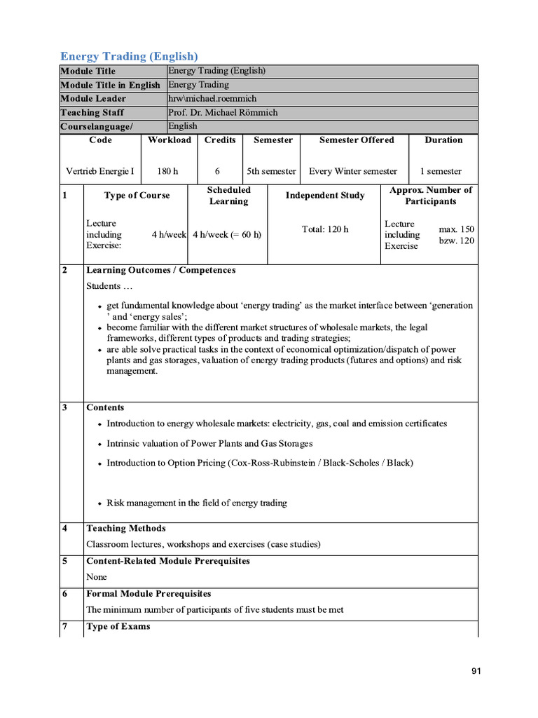 15 BWL EWM Energy Trading | PDF