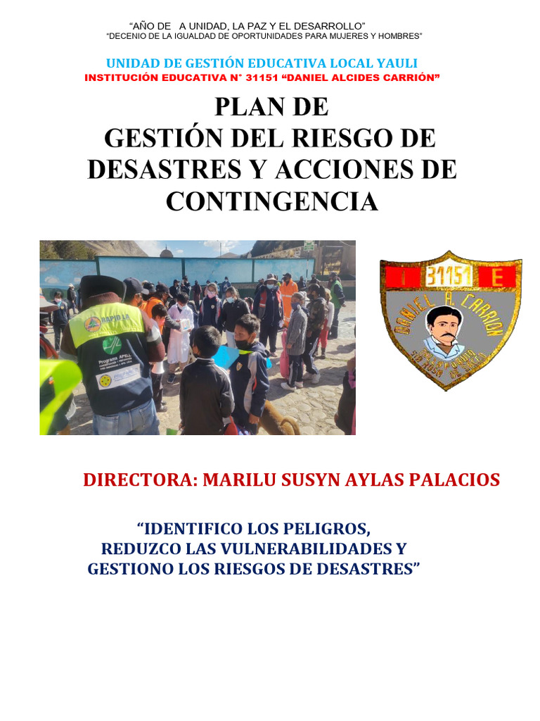 Plan GRD-2023 31151 Dac 2023 | PDF | Radiación | Riesgo