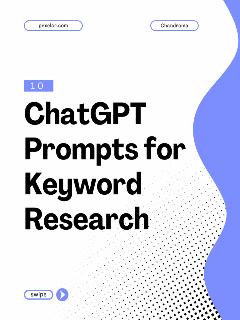 ChatGPT Prompts For Keyword Research | PDF