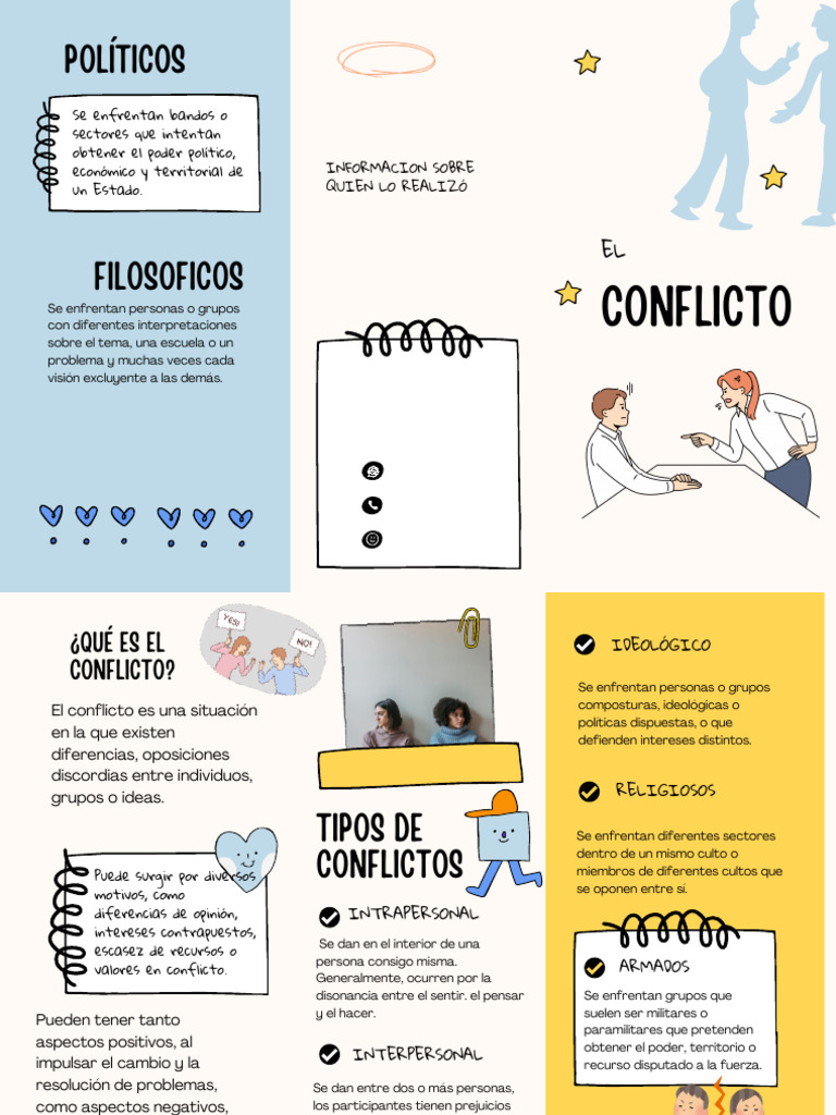 Folleto Ejemplo Conflictos | PDF | Psicología Social