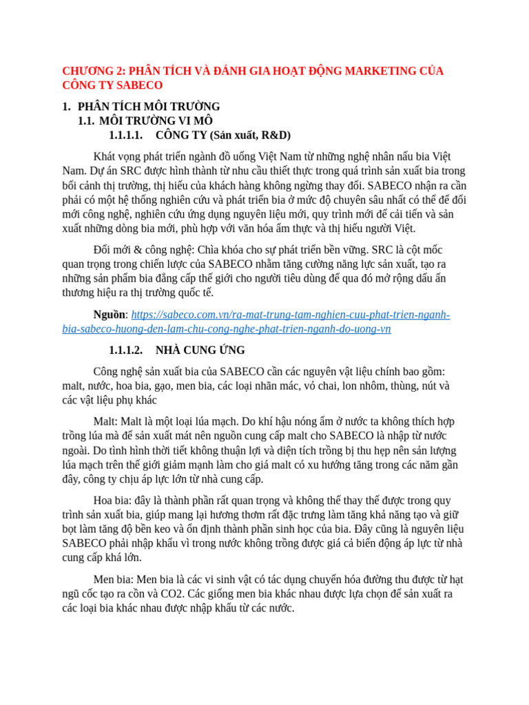 Tiểu Luận Mar | PDF