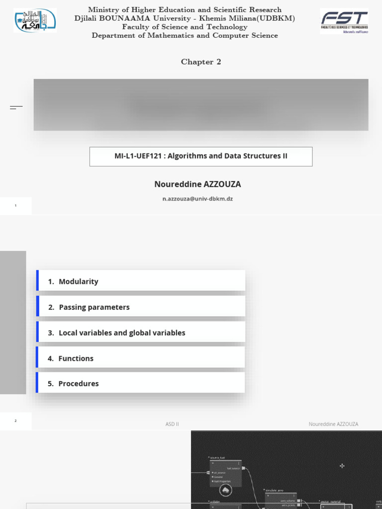 ADS_II Course Chapter_2 Modularity (Func Proc) | PDF | Parameter (Computer Programming ...