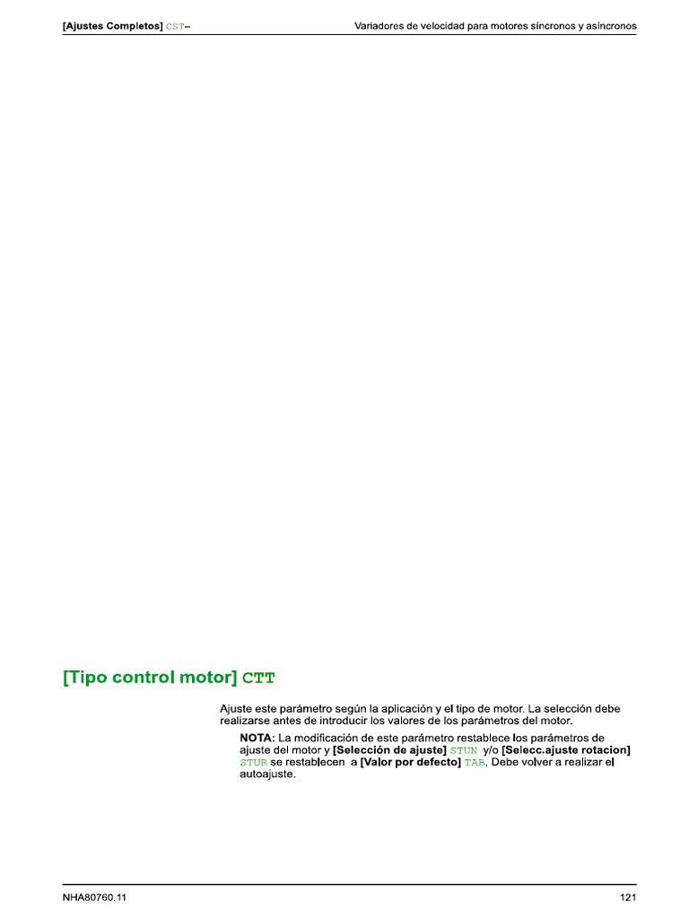04 - Atv930 - Tipo Control Motor | PDF