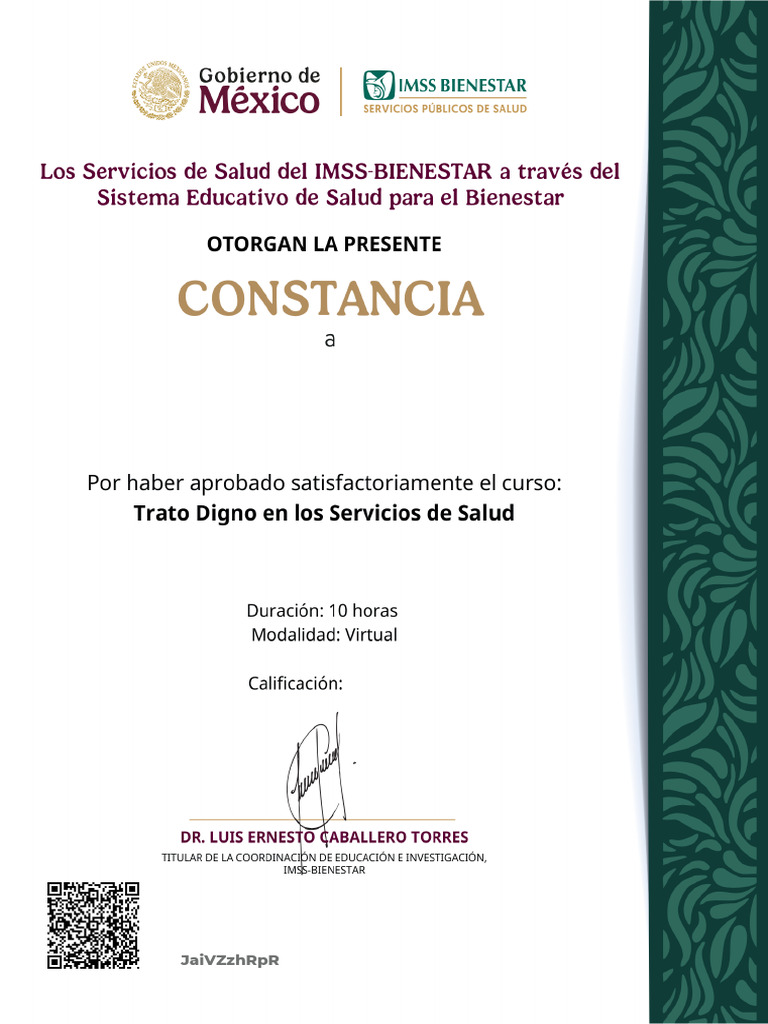 Constancia | PDF