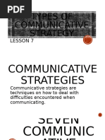 Oral Communication - Communicative Strategies | PDF | Career & Growth