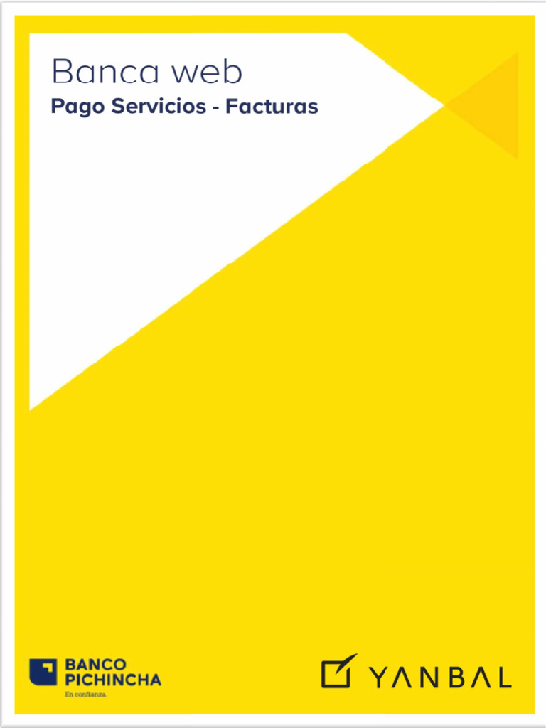 Bco Pichincha Tutorial Banca Web | PDF