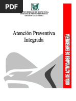 Chequeo Prevenimss | PDF | Asistencia sanitaria preventiva | Enfermería