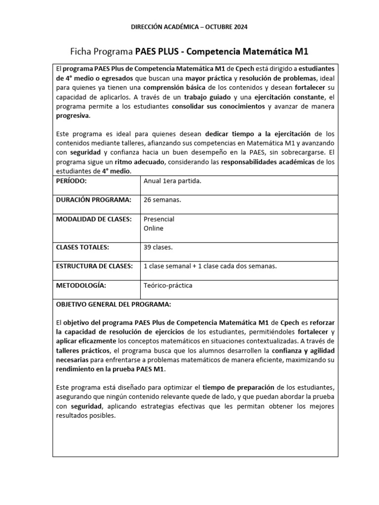 Ficha Paes Plus Cm1 | PDF | Matemáticas | Aprendizaje
