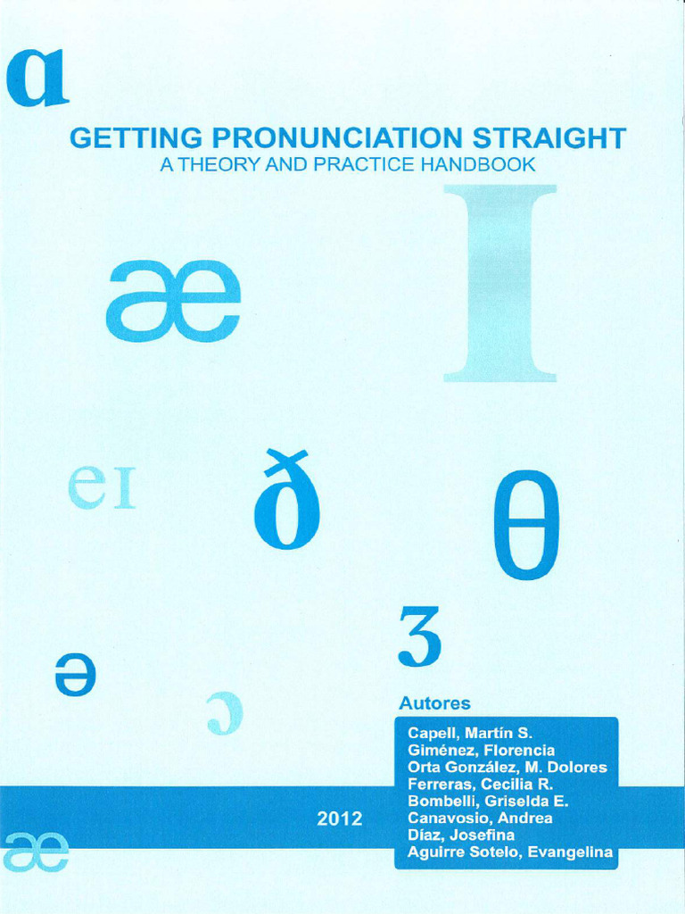 Getting Pronunciation Straight - Libro Capell-Comprimido | PDF