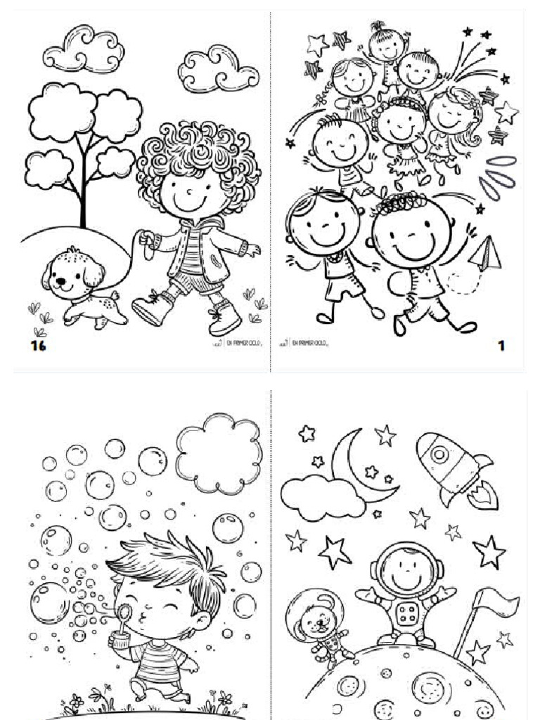 Para Colorear Dia Del Niño | PDF