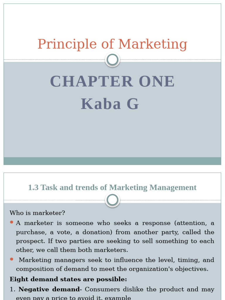 Updated Version PoM Chapter 1-5 | PDF | Marketing | Market Segmentation