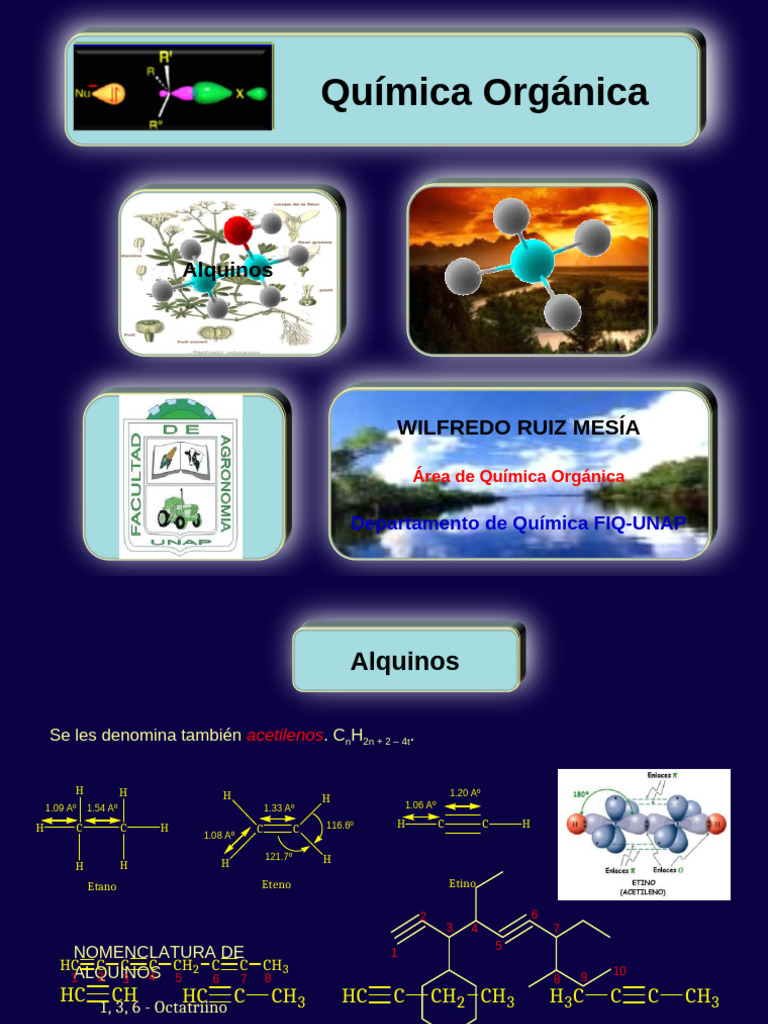 Alquinos | PDF | Sustancias químicas | Química Orgánica