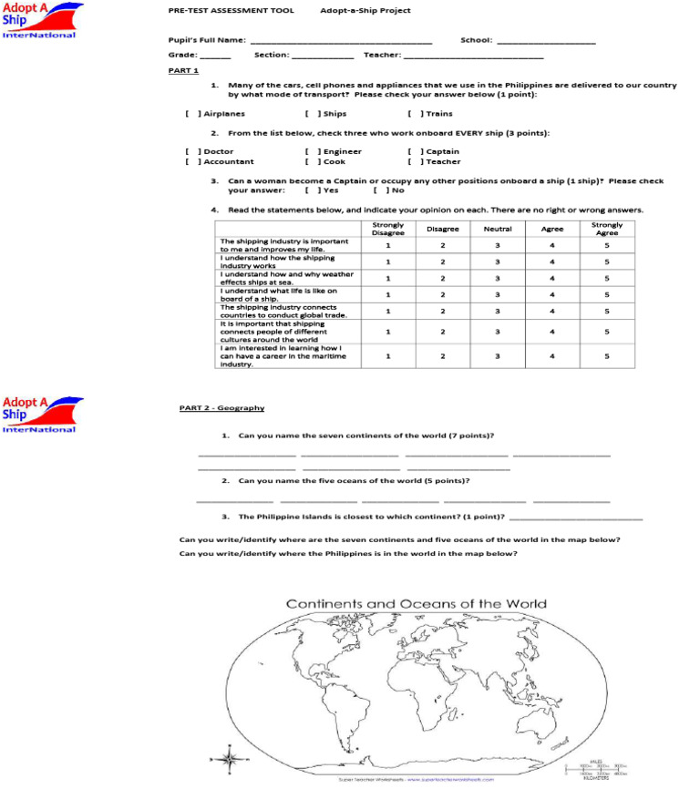 AAS Philippines Test and Survey | PDF