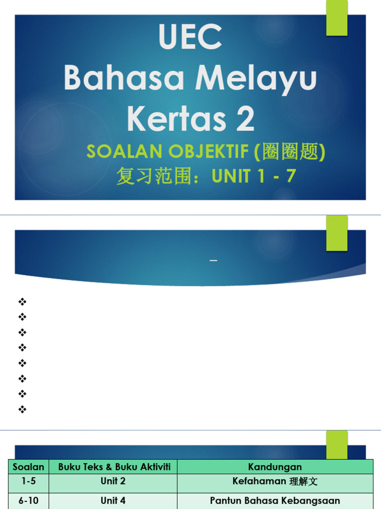 UEC UlangKaji Kertas 2 | PDF