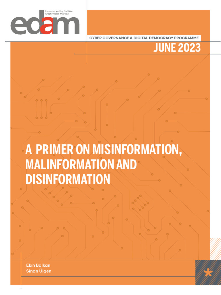 Report Disinformation Malinformation Misinformation | PDF | Social ...