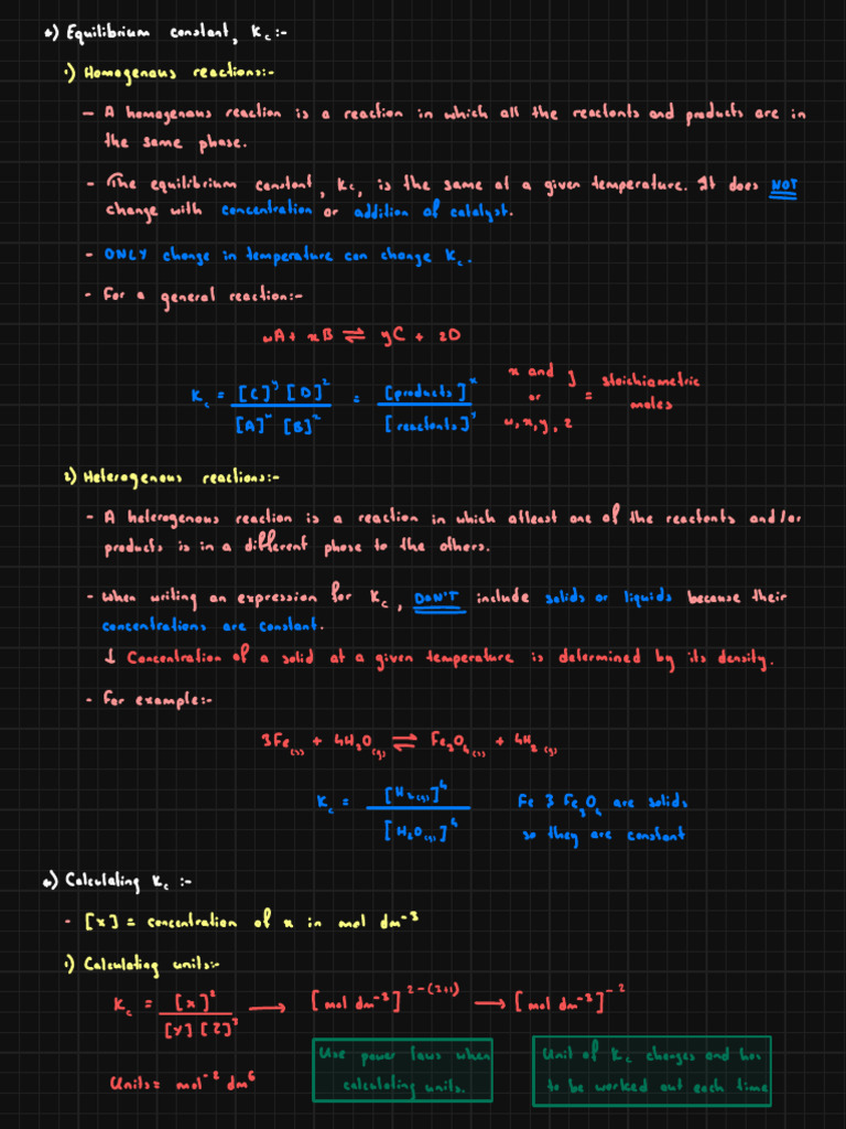CH 13 - Chemical Equilibria 2 | PDF | Chemical Equilibrium | Reaction Rate