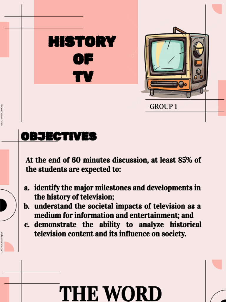 History of Television | PDF | Television | Cable Television