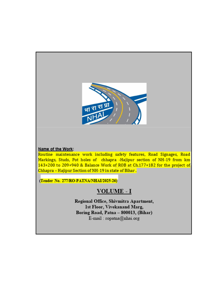 Tendernotice 1 | PDF | Specification (Technical Standard) | Notary Public