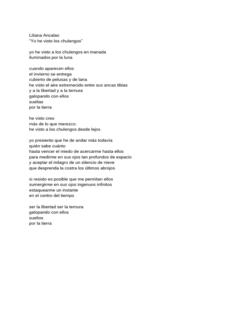"Yo He Visto Los Chulengos" | PDF