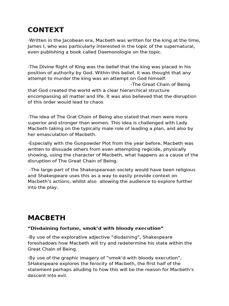Macbeth English HW Booklet | PDF | Macbeth | Shakespearean Tragedies
