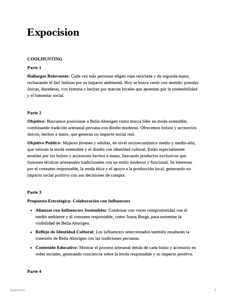 Expocision | PDF | Moda | Sustentabilidad