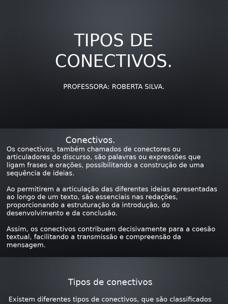 Tipos de Conectivos para Redação | PDF | Tempo