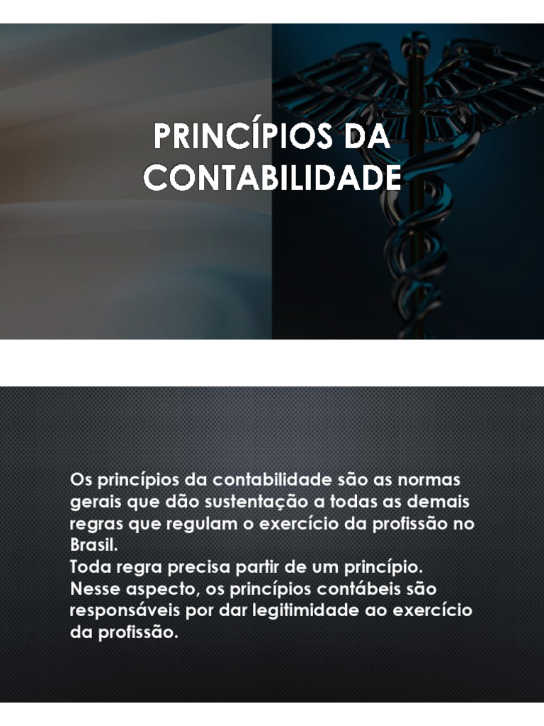 Principios Da Contabilidade | PDF | Contabilidade | Business
