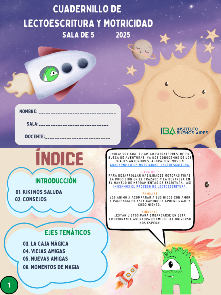 Cuadernillo Sala de 5 2025 - 20250412 - 152214 - 0000 | PDF | Aprendizaje | Modificación de ...