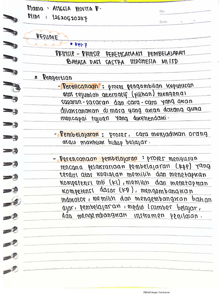 Resume Bindo Pert8 | PDF