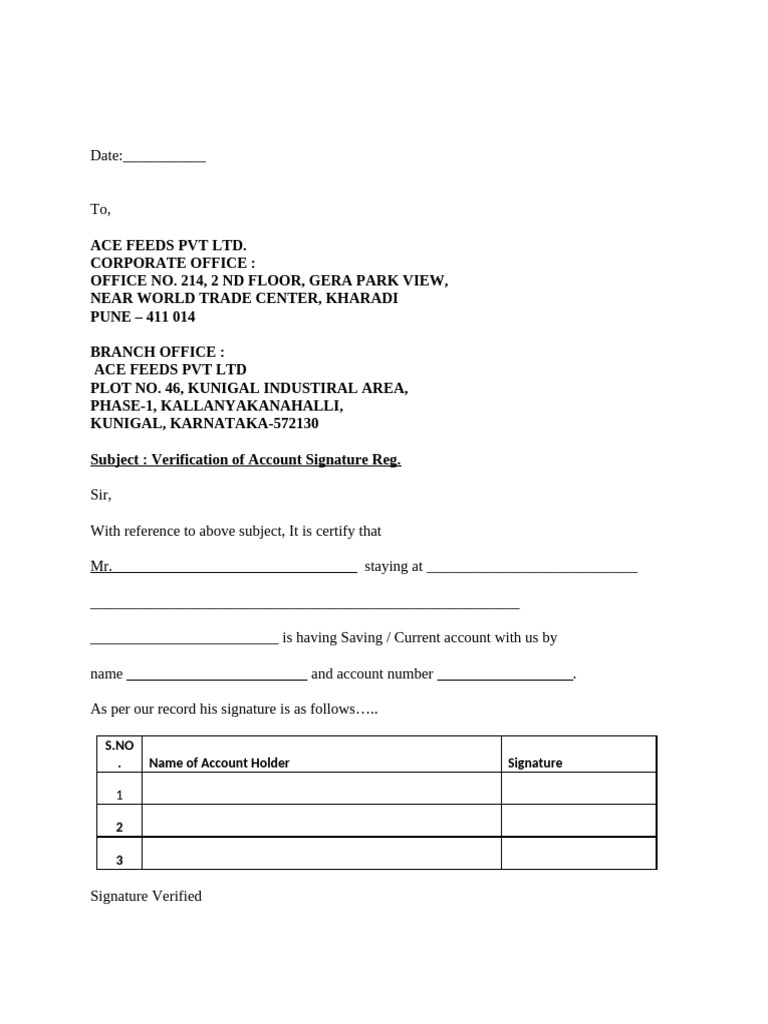 Signature Verification | PDF